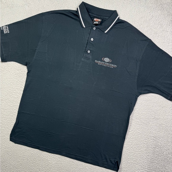 Polo Ralph Lauren | Shirts | Harley Davidson Motorcycle Biker Polo ...